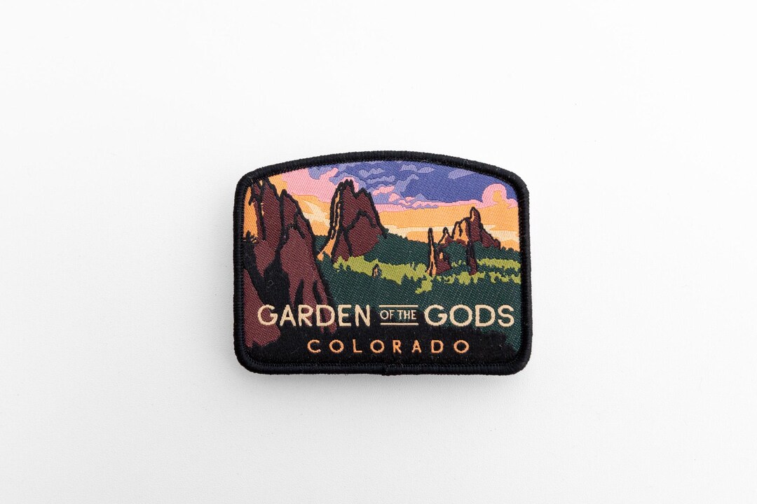 Garden of the Gods Patch: Colorado Embroidered Iron-on Applique - Etsy