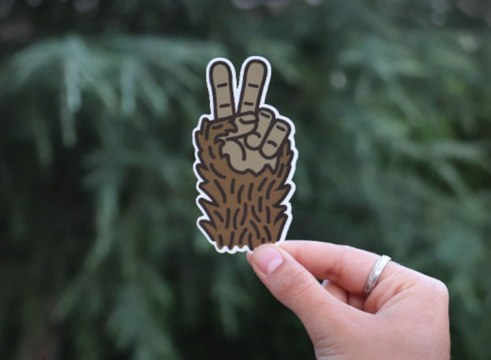 Bigfoot Sticker Set Choose Your Quantity and Designs - Etsy