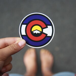 Colorado Circle Sticker Laptop Waterbottle Car Window - Etsy