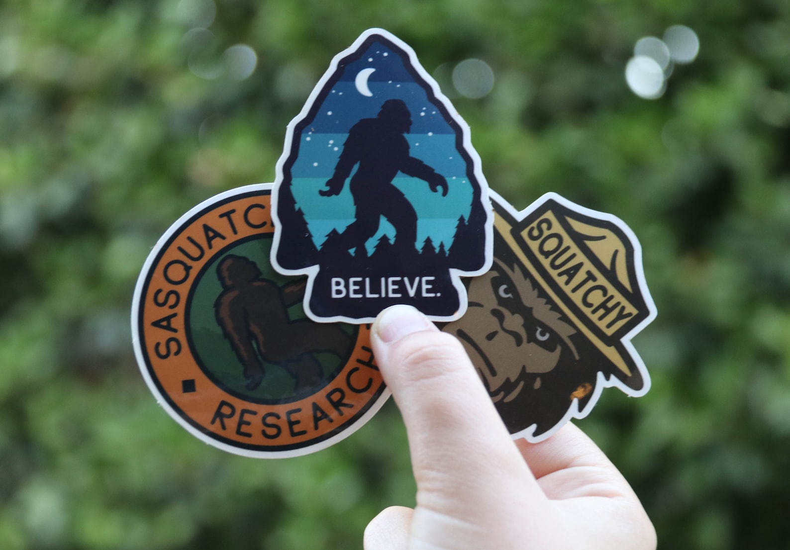 Bigfoot Sticker Set - Etsy