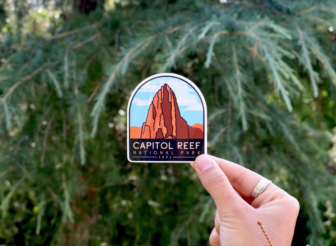 Capitol Reef National Park - Waterproof Vinyl Sticker, UV Resistant ...