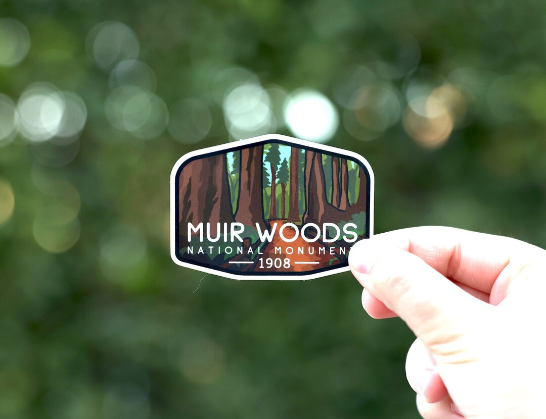 Muir Woods National Monument Sticker: Weatherproof Vinyl Decal - Etsy