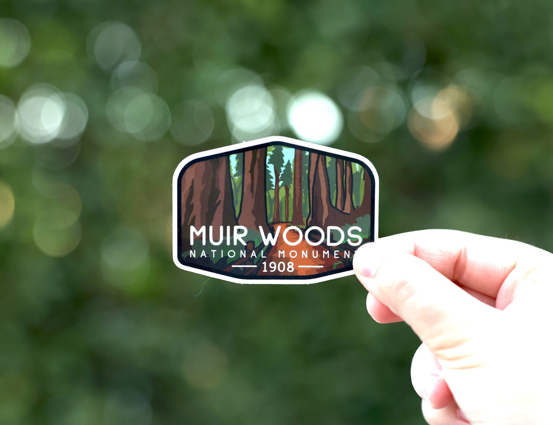 Muir Woods National Monument Sticker: Weatherproof Vinyl Decal - Etsy