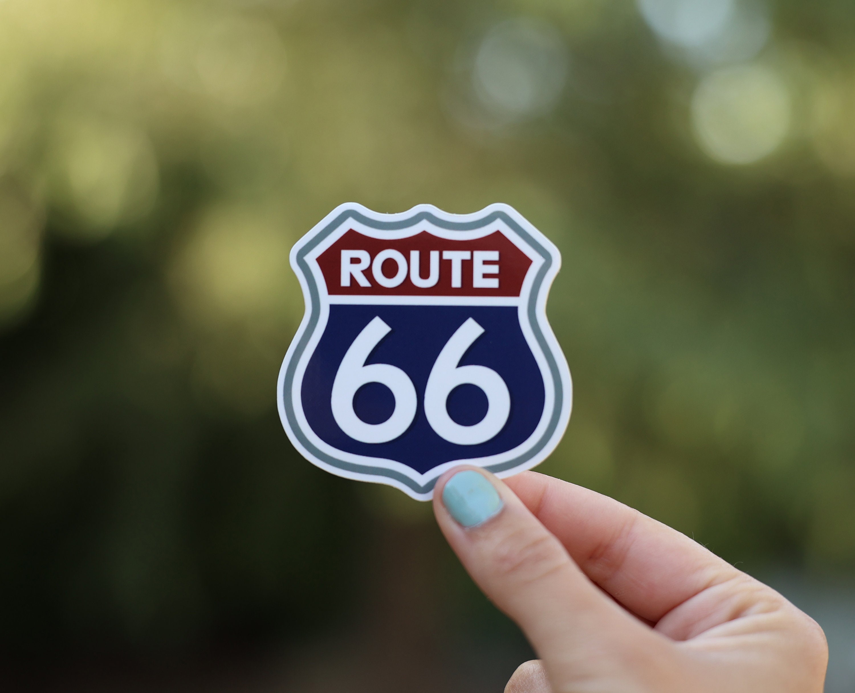 U.S. Route 66 Sticker Waterproof Waterproof Vinyl UV | Etsy