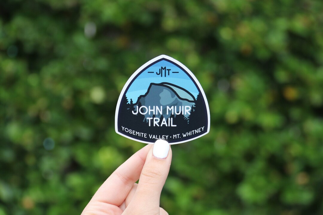 John Muir Trail Waterproof Vinyl Sticker, UV Resistant Decal - Etsy