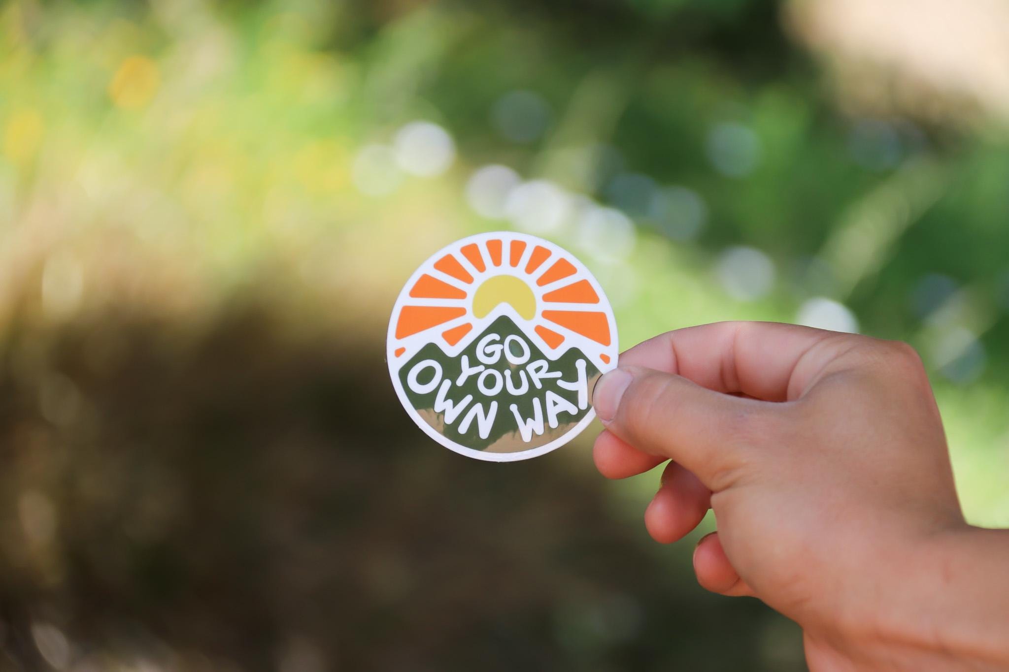 Go Your Own Way - Waterproof Vinyl Sticker, UV Resistant Decal - Etsy