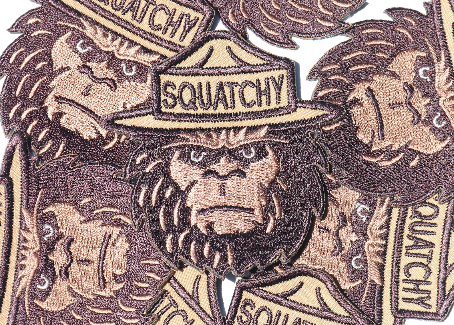 Squatchy Patch Iron on Embroidered Bigfoot Patch Yeti | Etsy