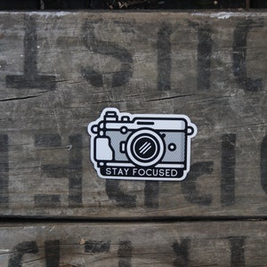 Stay Focused, Photography, Shoot Film, Waterproof Vinyl Sticker, UV ...