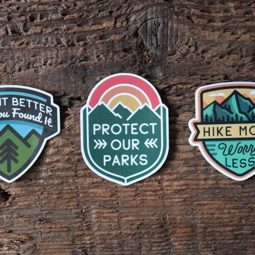 Protect Our Parks 3 Sticker Set - Etsy