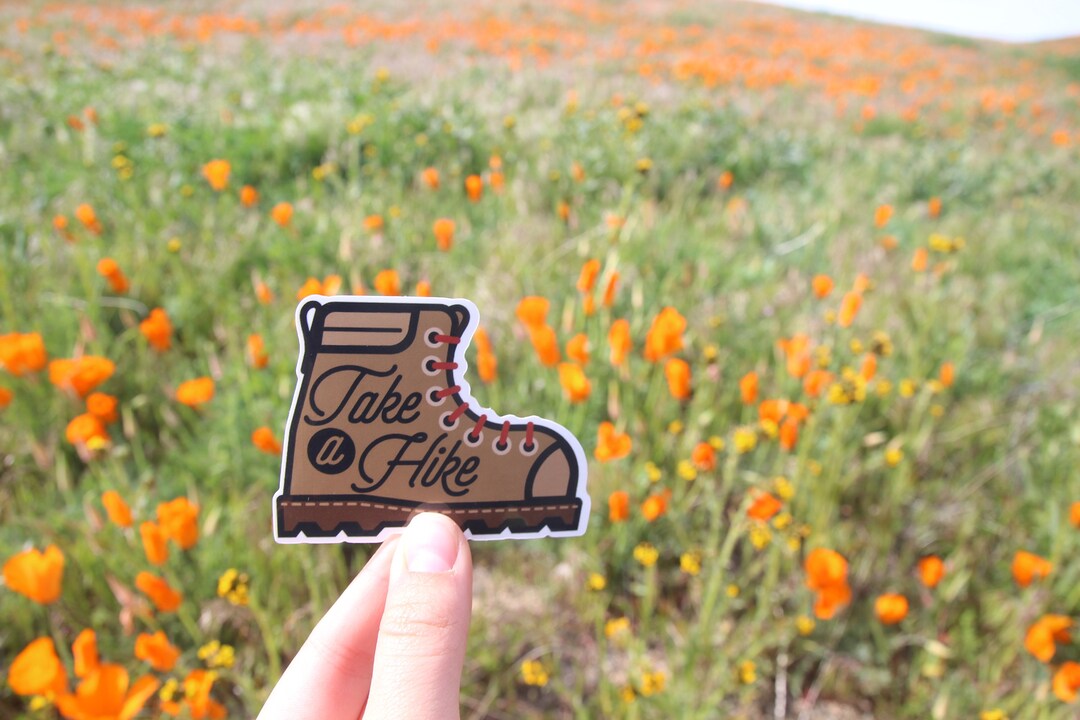 Go Take A Hike, Waterproof Vinyl Sticker, UV Resistant Decal - Etsy