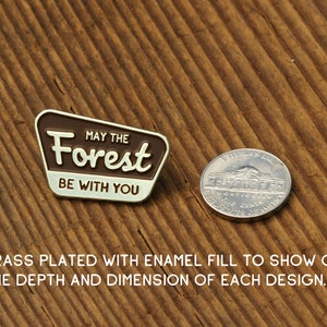 Enamel Pin, May the Forest Be With You | Collectible Lapel Pin ...