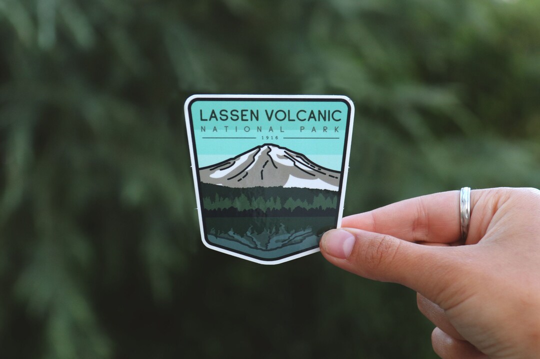 Lassen Volcanic National Park - Waterproof Vinyl Sticker, UV Resistant ...