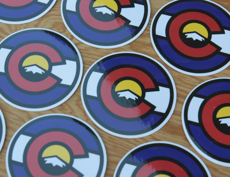 Colorado Circle Sticker Laptop Waterbottle Car Window | Etsy