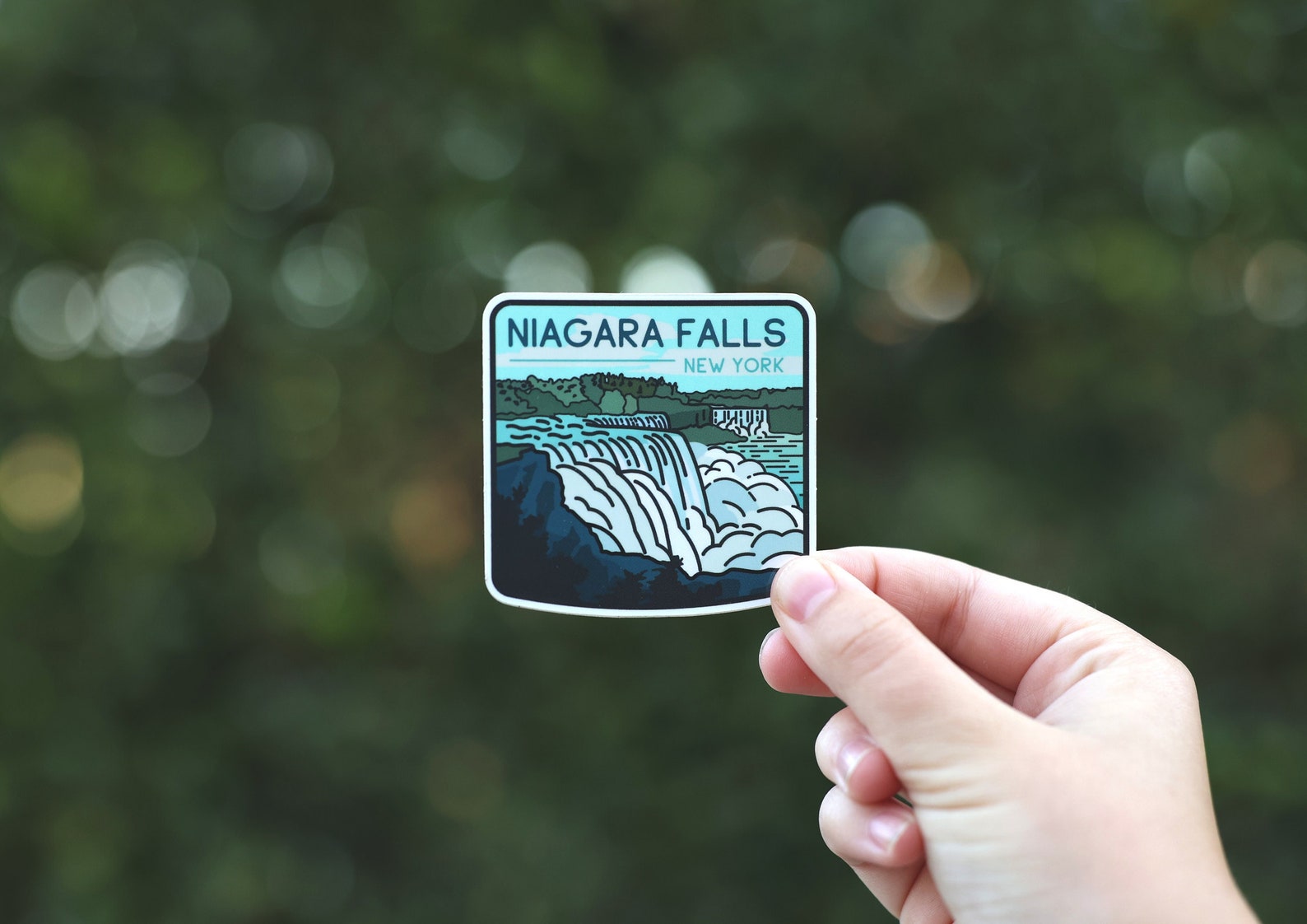Niagara Falls Sticker: Glossy Vinyl National Park Decal - Etsy