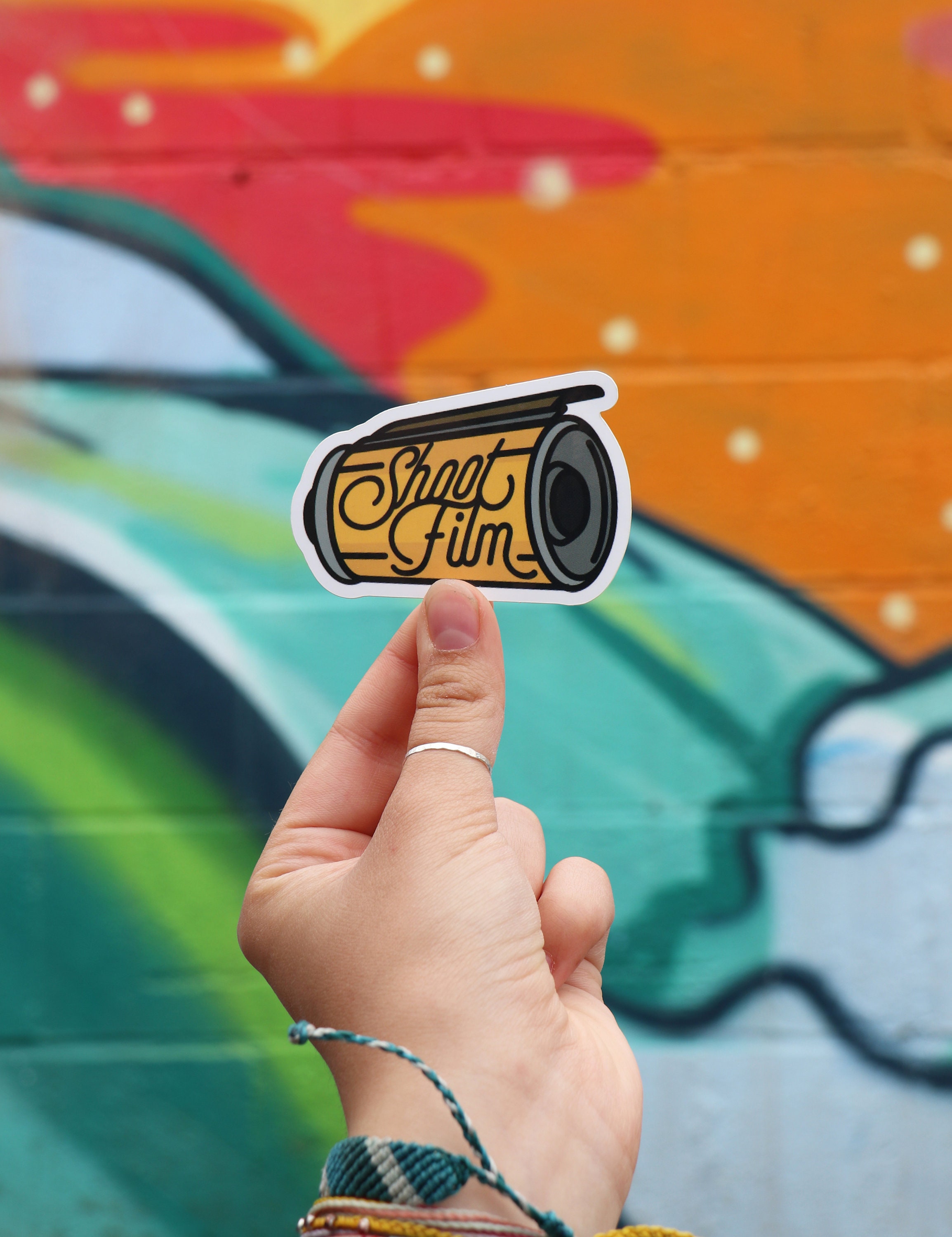 Shoot Film, Photography, Waterproof Vinyl Sticker, UV Resistant Decal ...