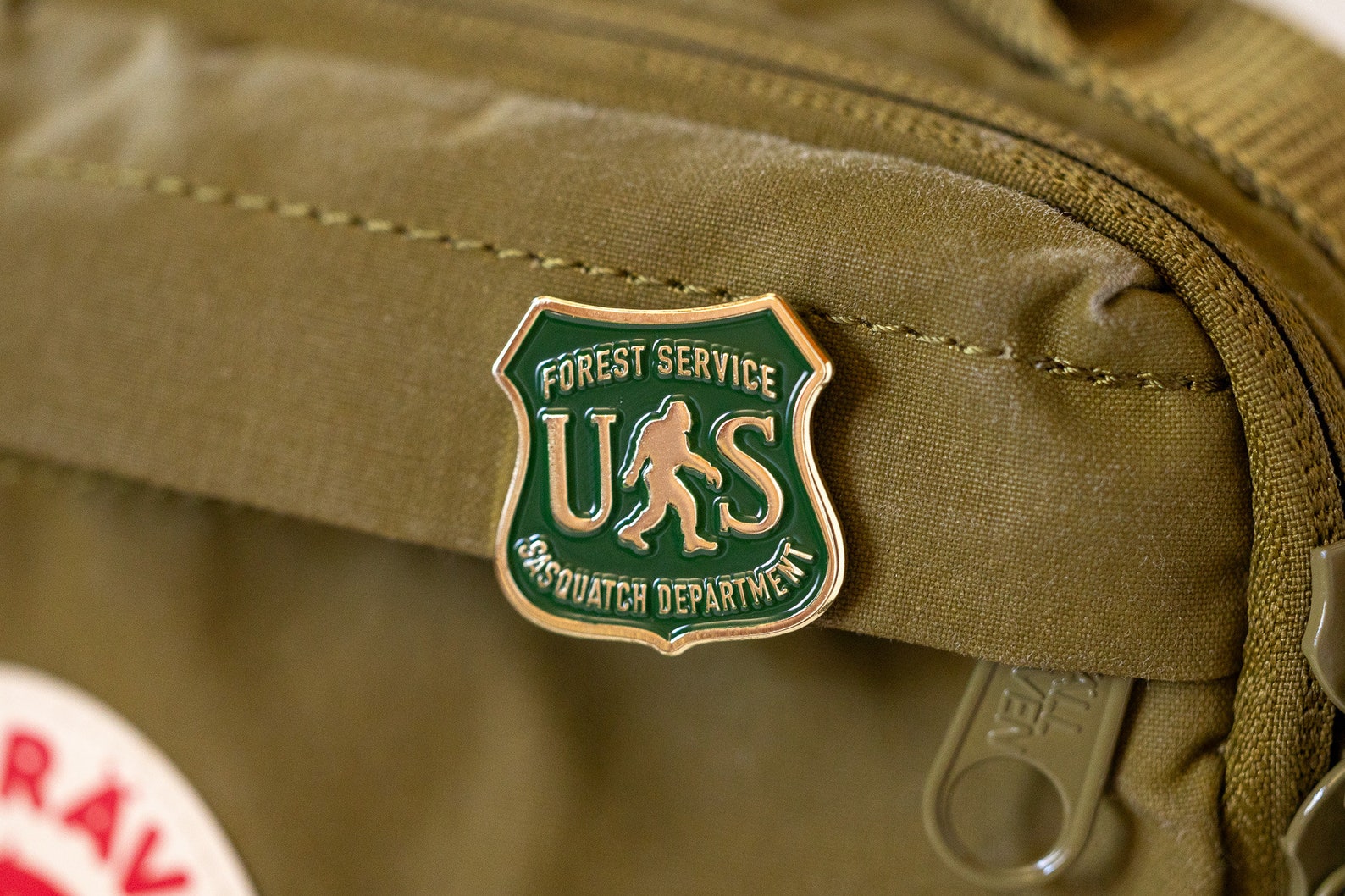 Sasquatch Department Enamel Pin - US Forest Service Lapel Pin - Etsy