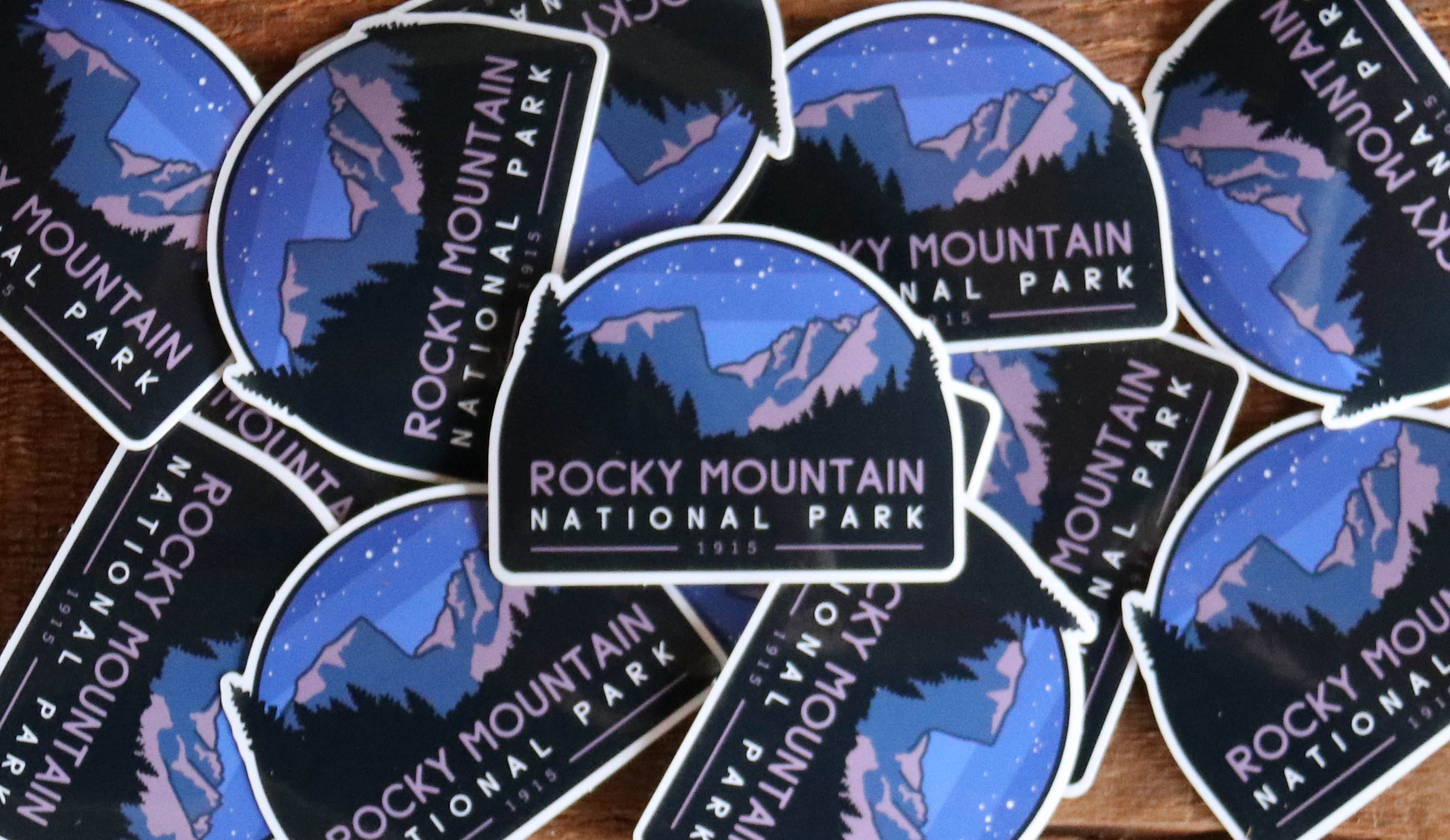 Rocky Mountain National Park Sticker National Park Decal - Etsy