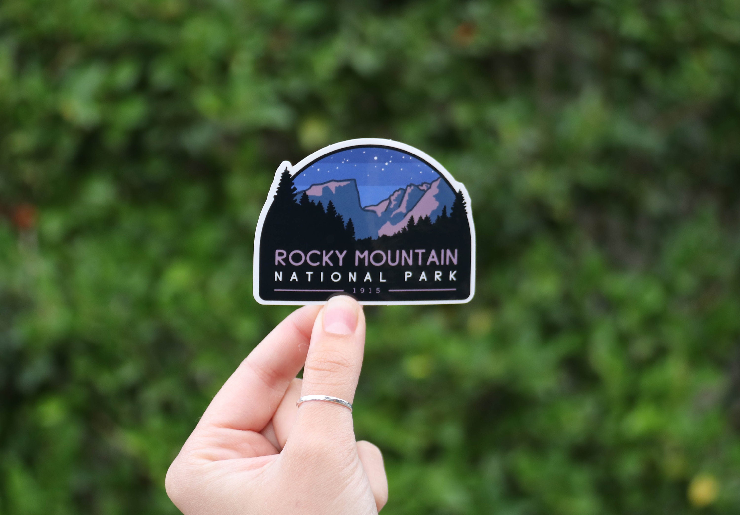 Rocky Mountain National Park Sticker National Park Decal - Etsy