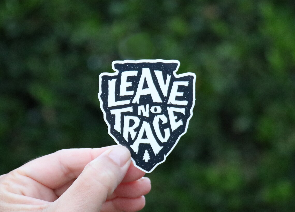 Leave No Trace Waterproof Vinyl Sticker UV Resistant Decal - Etsy