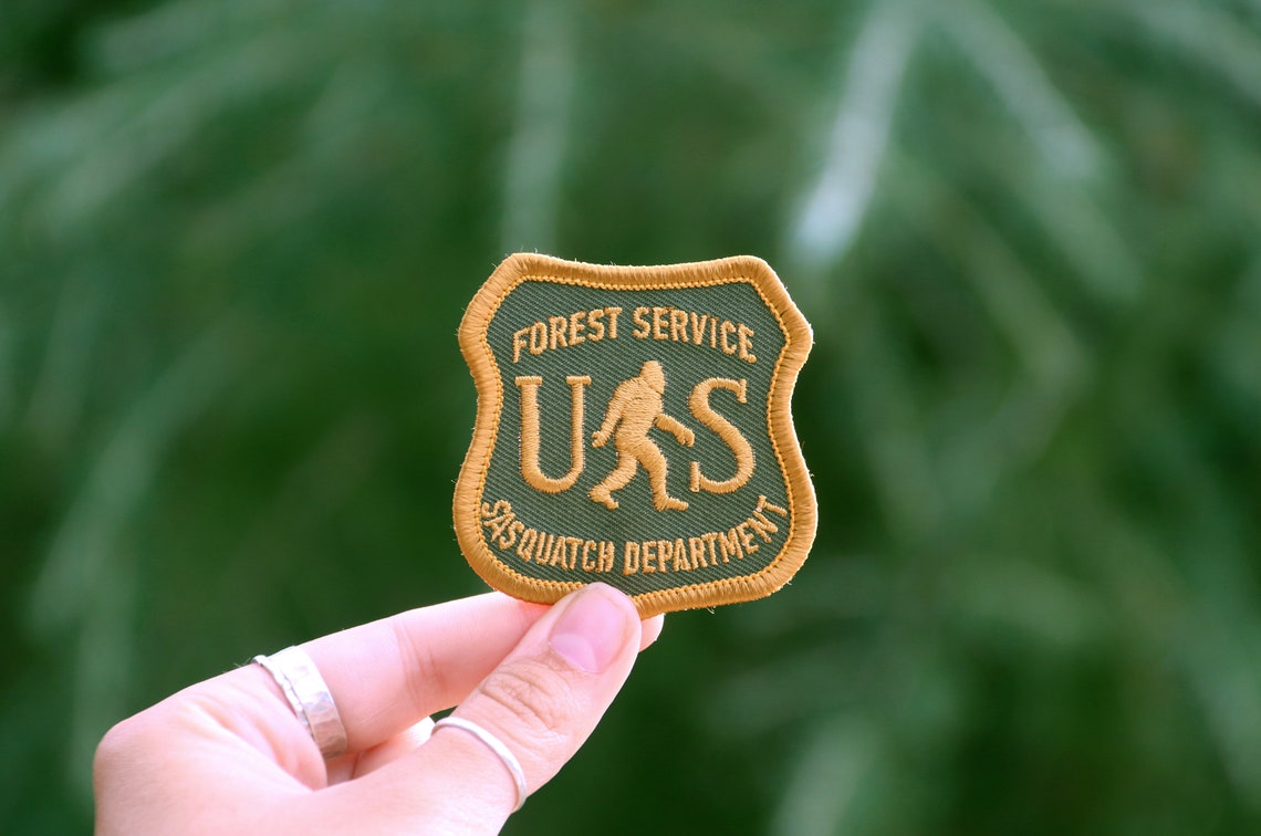 US Sasquatch Department Iron on Embroidered Patch - Etsy