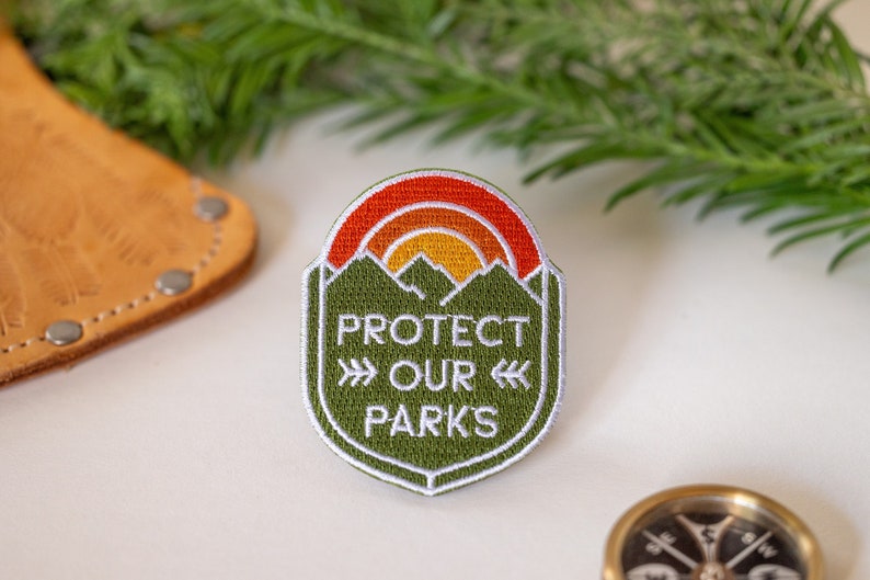 Protect Our Parks, Iron on Embroidered Patch - Etsy
