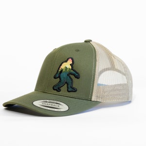 Adventure Sasquatch Hat | Baseball Cap With Bigfoot Walking Patch ...