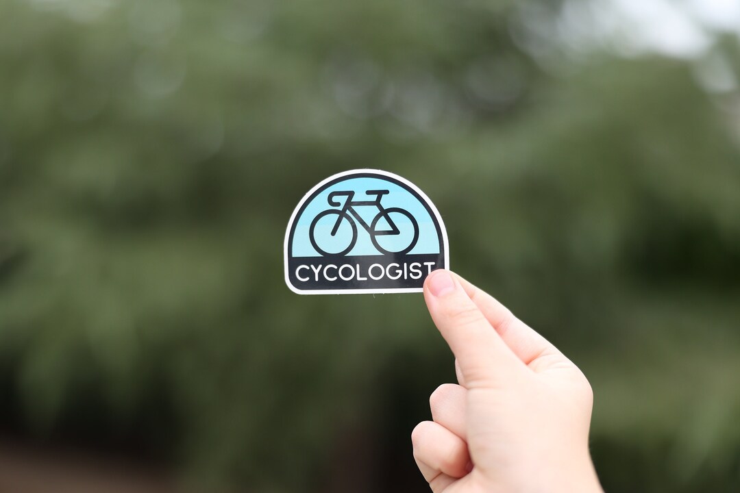 Cycologist Bike Sticker: Funny Cyclist Decal - Etsy