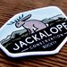 Jackalope Conservation Society Iron on Embroidered Patch Cryptozoology Woven Emblem to Be Put on ...