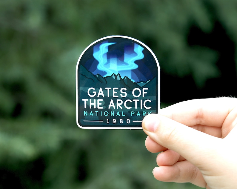 Gates of the Arctic National Park Sticker Waterproof Vinyl - Etsy
