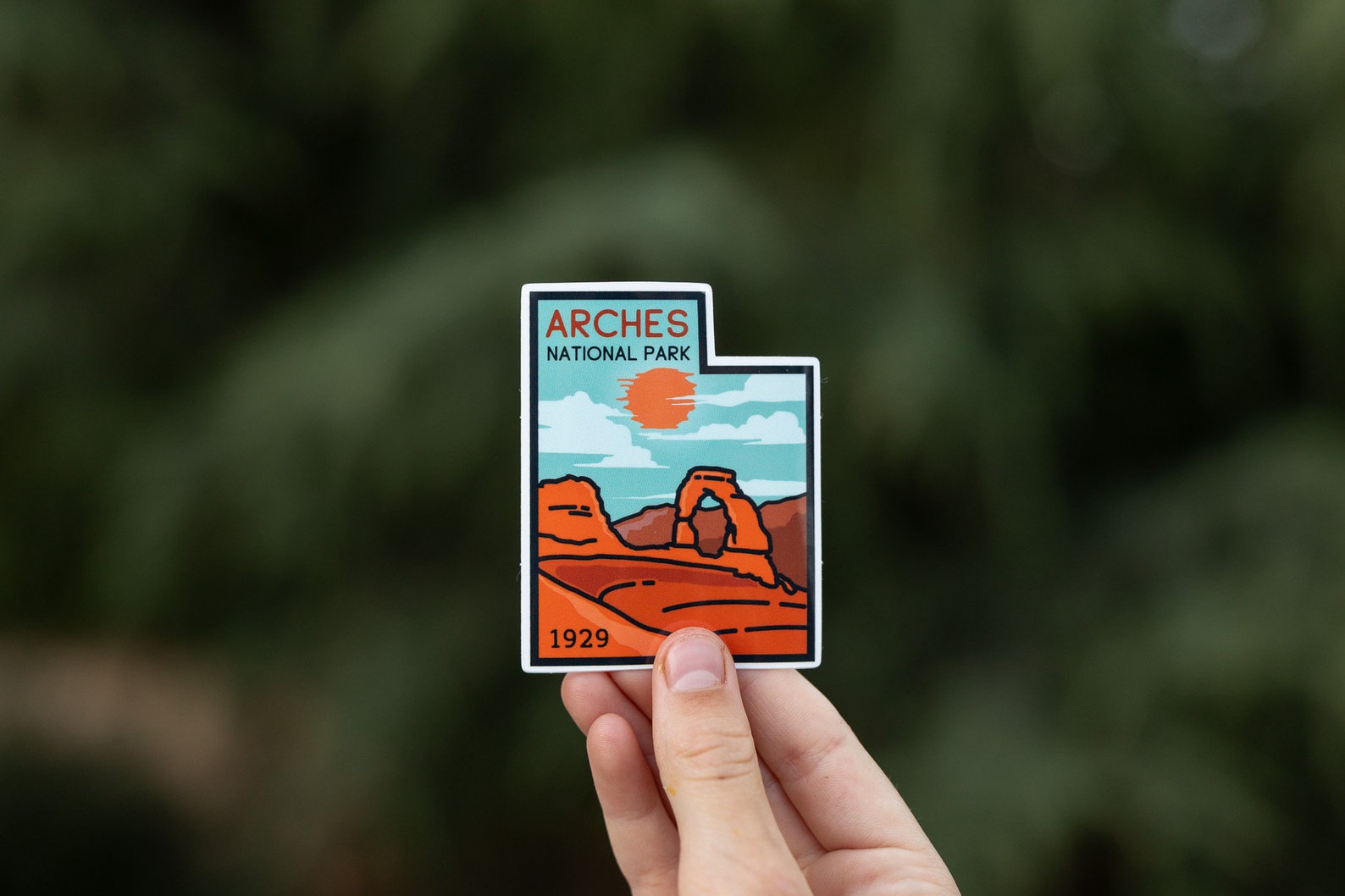 The Mighty 5 Sticker Set | Utah's Five National Parks | Waterproof, UV ...