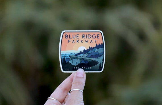 Blue Ridge Parkway Waterproof Vinyl Sticker UV Resistant | Etsy