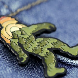Enamel Pin, Bigfoot Adventure | Collectible Lapel Pin | Accessories and ...