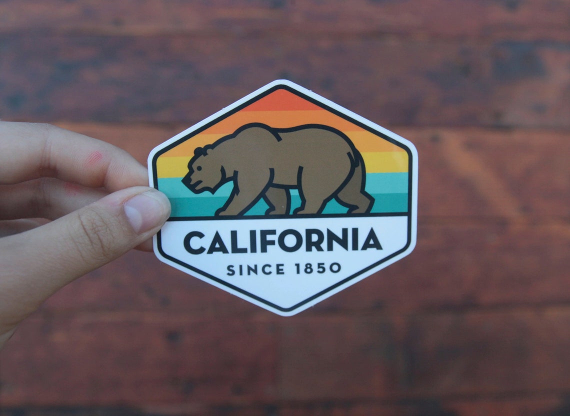 California Sticker Set, Laptop, Waterbottle, Car Window Sticker - Etsy