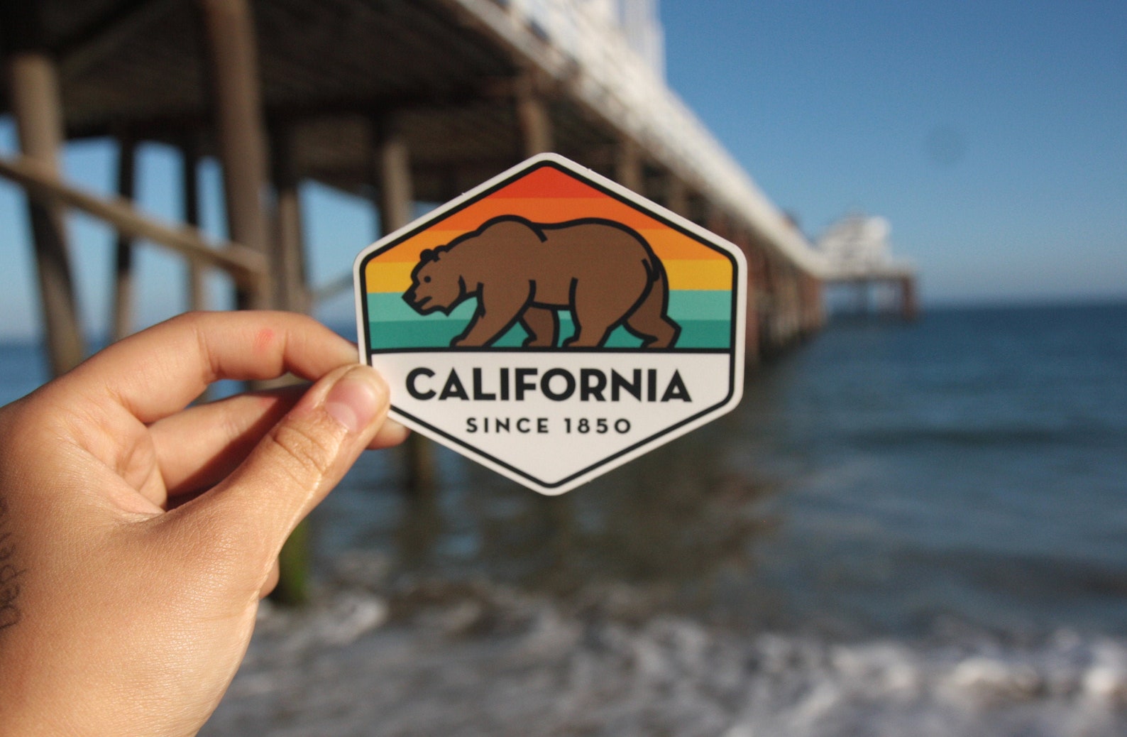 I Love California Two Sticker Set - Etsy