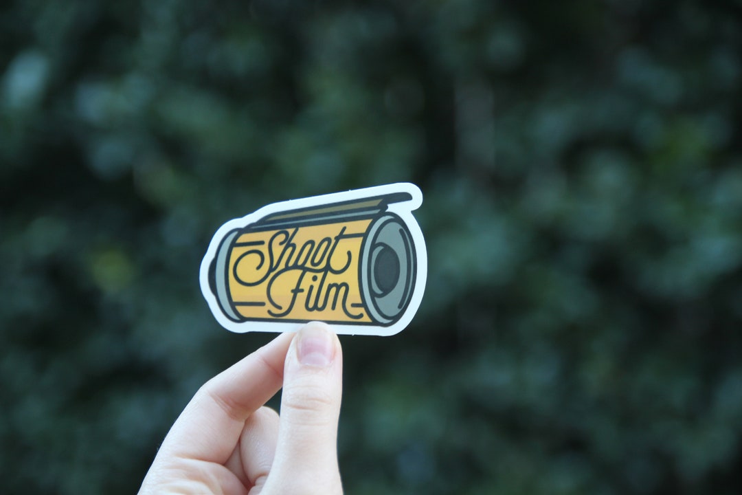 Shoot Film, Photography, Waterproof Vinyl Sticker, UV Resistant Decal ...