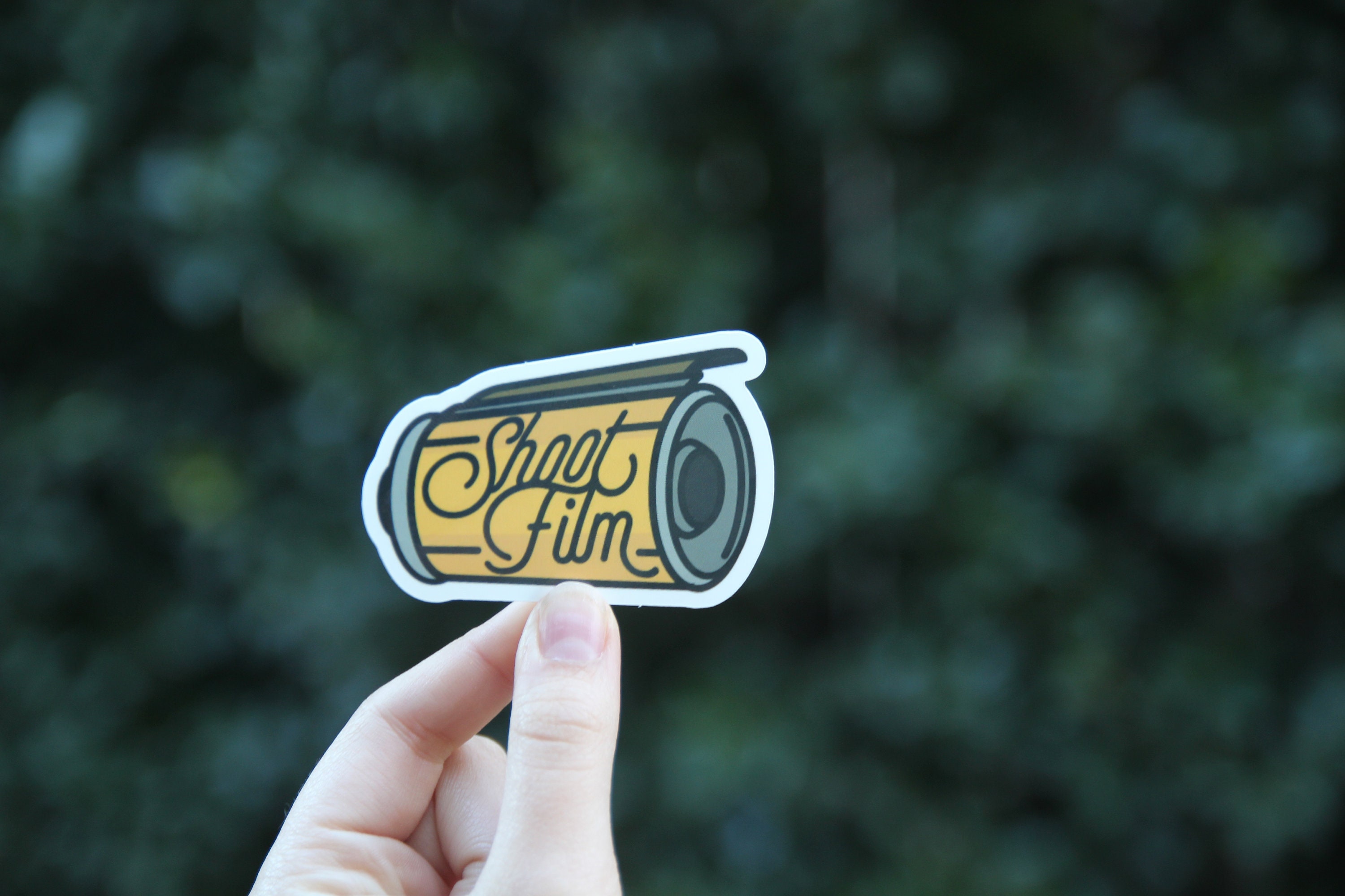 Shoot Film, Photography, Waterproof Vinyl Sticker, UV Resistant Decal ...