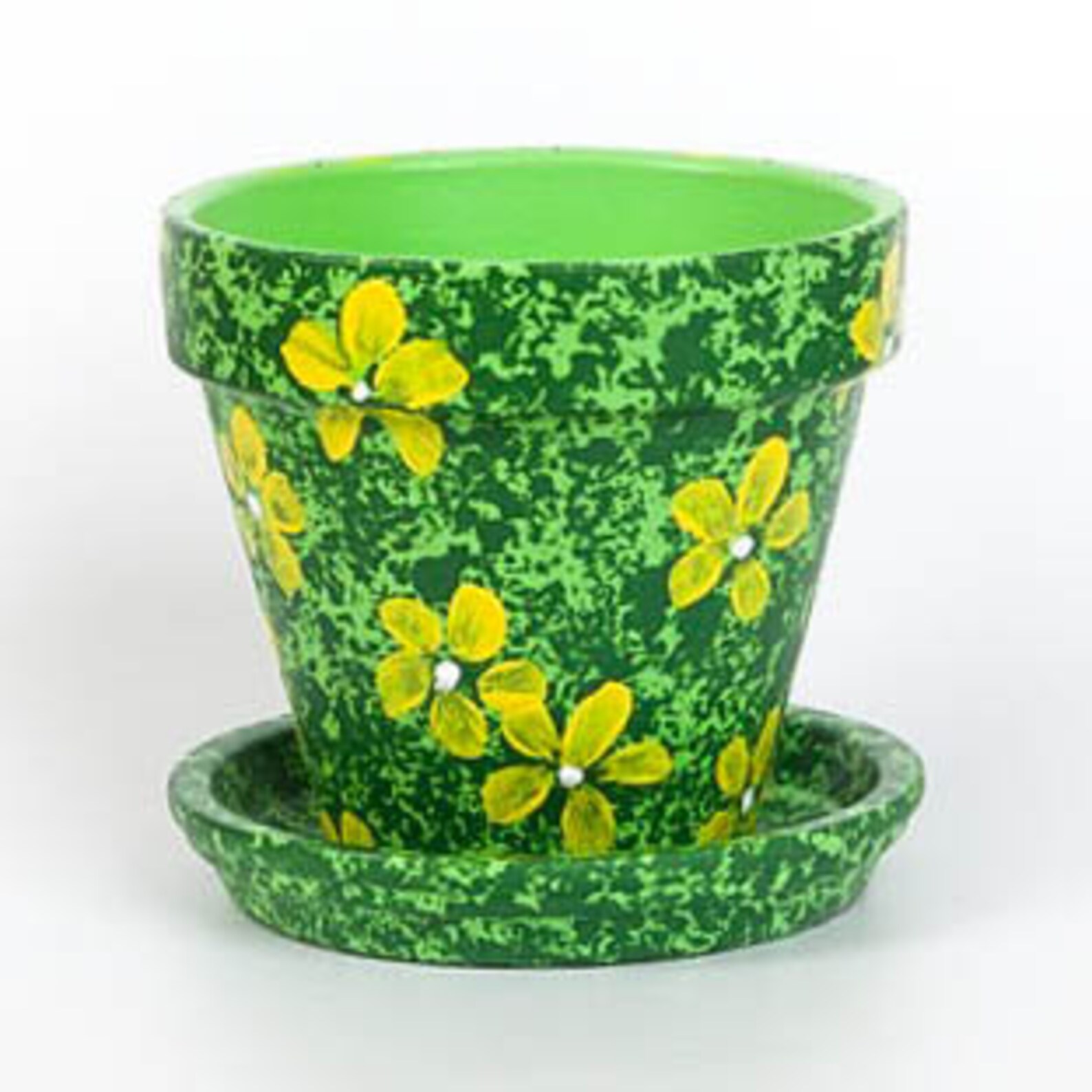 Flower Pot 6 Inch Terra-cotta Clay Pot Hand Painted Mom - Etsy