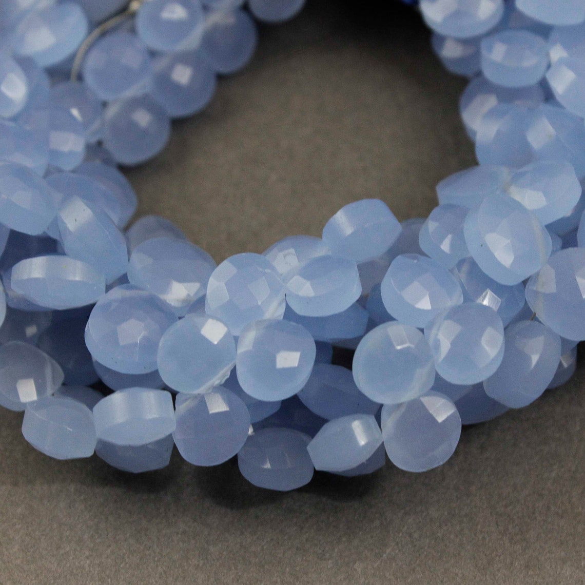 1 Strand AAA Quality Blue Chalcedony Beads Blue Chalcedony - Etsy