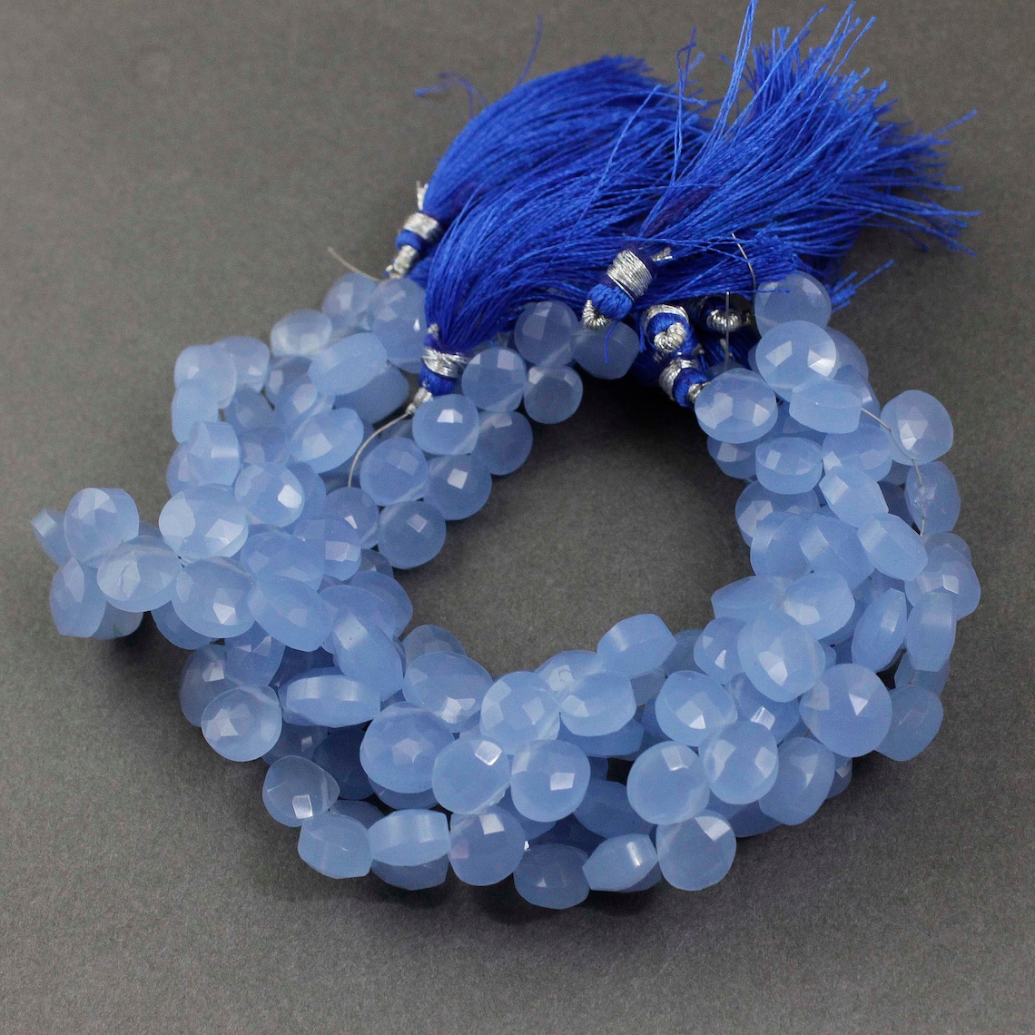 1 Strand AAA Quality Blue Chalcedony Beads Blue Chalcedony - Etsy