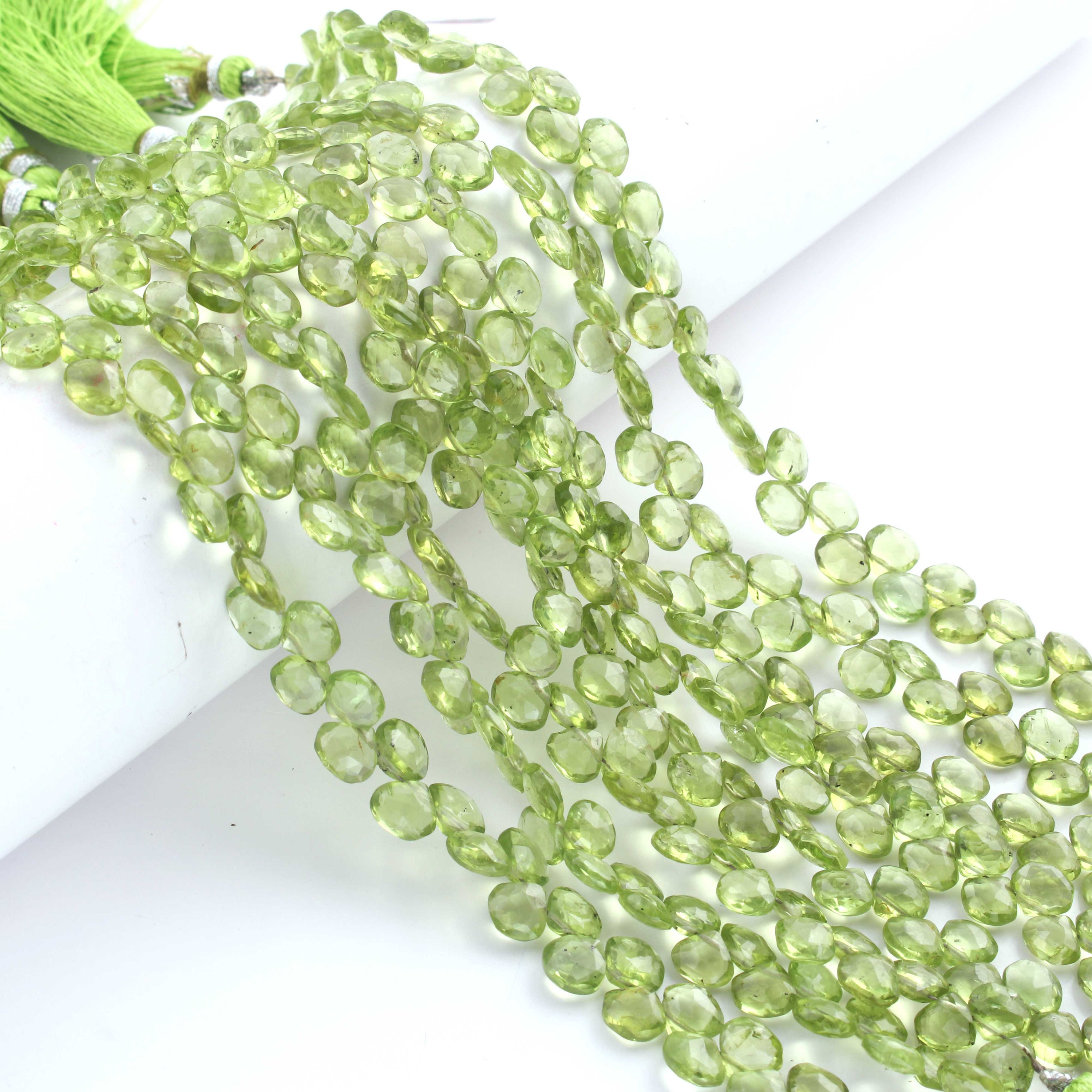 1 Strand Peridot Tear Drop Shape Beads faceted Gemstone Tear - Etsy