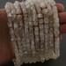 1 Strand White Silverite Cube Beads ,gemstone Faceted Box Shape ...