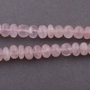 1 Strand Rose Quartz Round Shape Beads,smooth Briolettes Gemstone ...