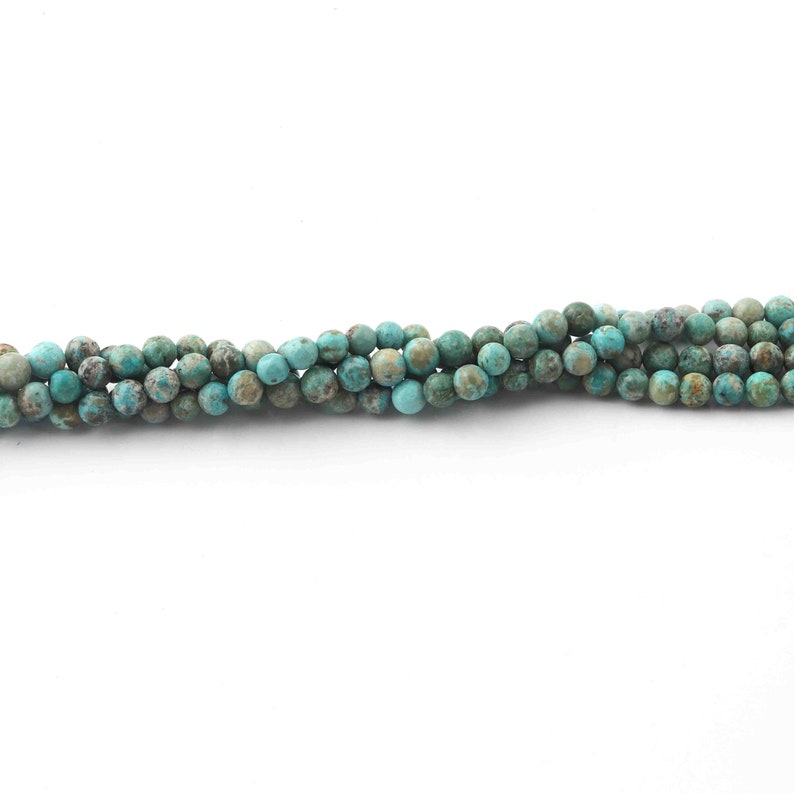 1 Strand Turquoise Rondelle Ball Beads Faceted Gemstone | Etsy