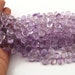 1 Strand Pink Amethyst Pear Shape Briolettes,smooth Gemstone Briolettes ...