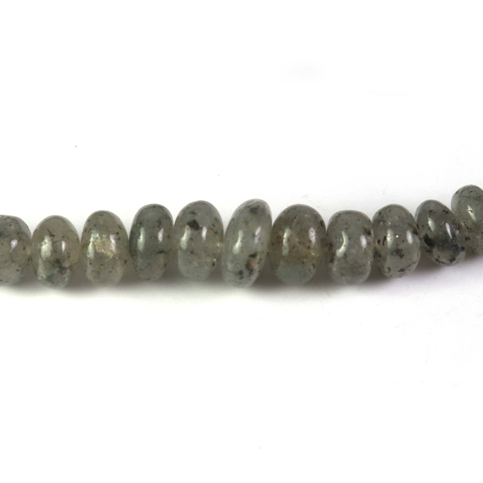 1 Strand Black Rutile Roundle Beads smooth Gemstone Rondelles - Etsy