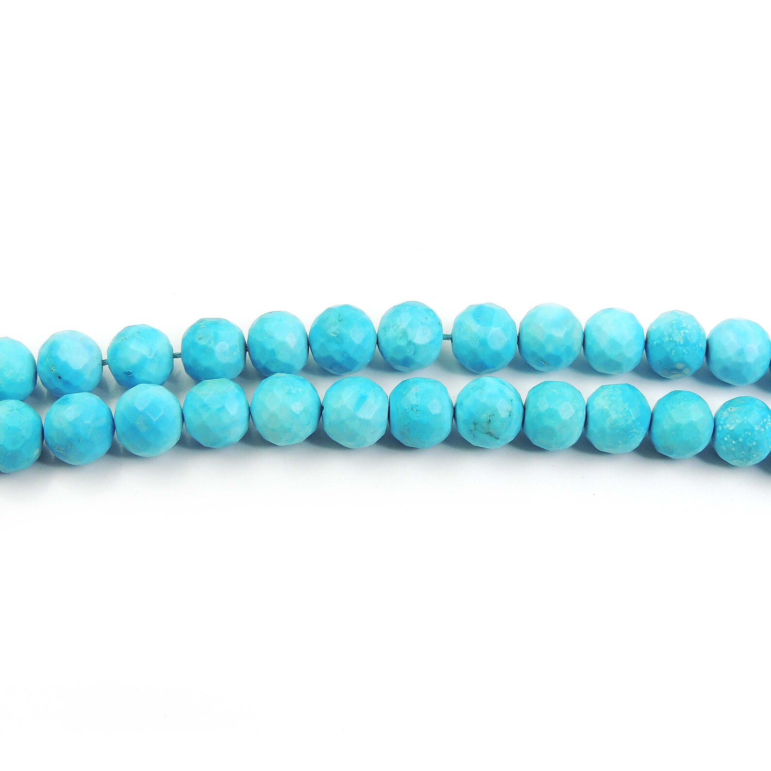 1 Strand Turquoise Balls Beads faceted Gemstone Ball Beads | Etsy