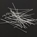 50 Pcs Silver Head Pin,silvar Stike, Pear Shape Head Pin , Copper Pin ...