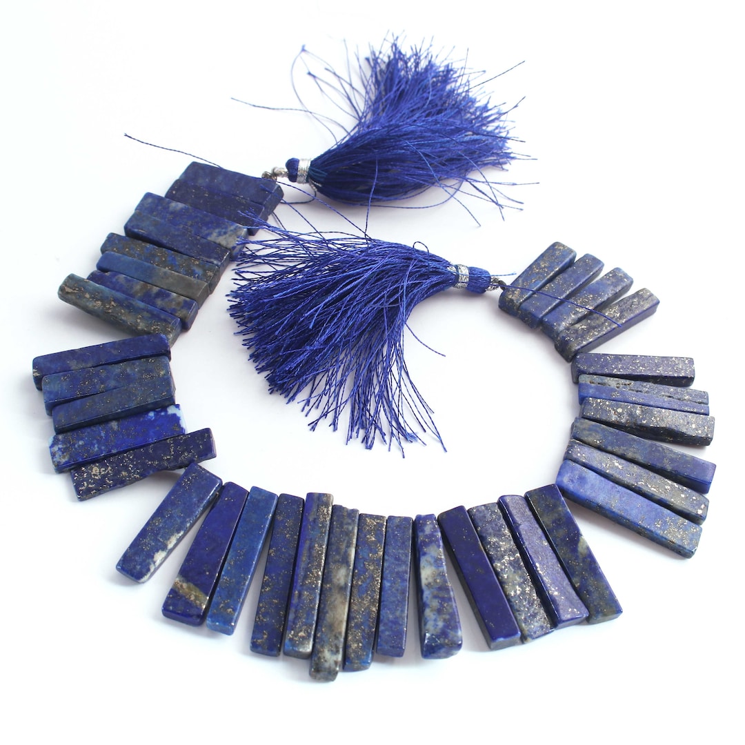 1 St Lapis Lazuli Rectangle Shape Briolettes ,faceted Gemstone, Lapis ...