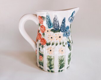 Wcl Pottery Pitcher - Etsy