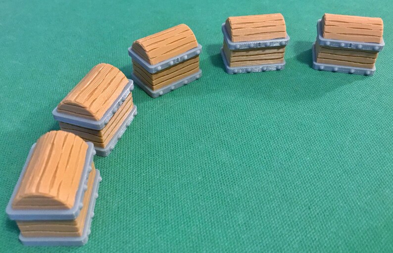 Role Play Treasure Chest Closed X 5 - Etsy